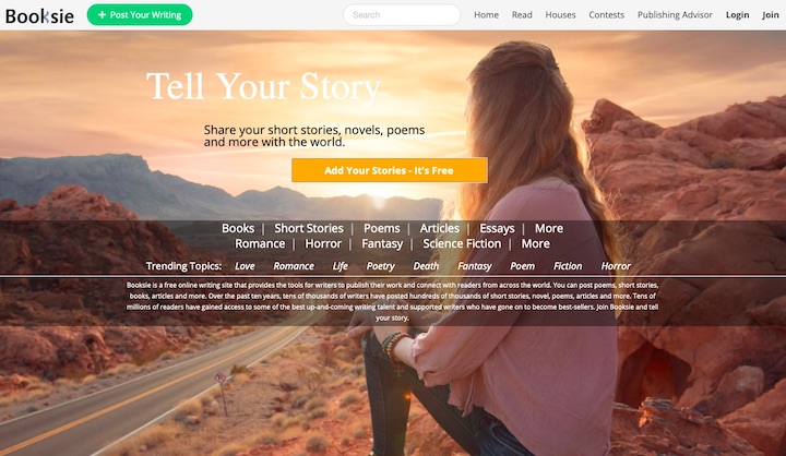 Booksie may look old but many talented writers still post novels, short ...