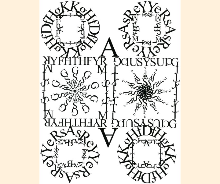 Letters patterns structures by Andrew Topel, is featured in the visual ...