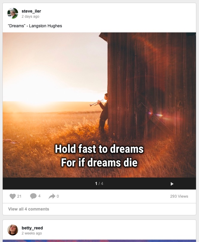 User generated contents on Photory, the social networking platform for ...